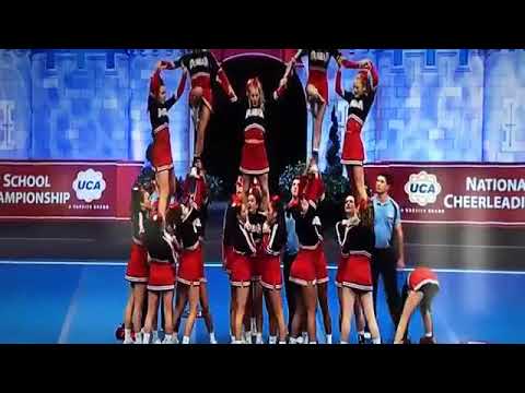 dunbar cheer finals performance 2017 - YouTube