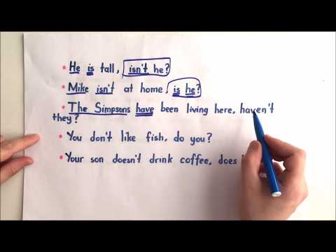 Question Tags (Değil mi? Soruları)