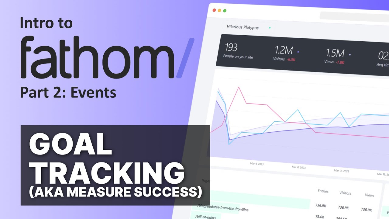 Fathom Analytics: How to Create Events - YouTube