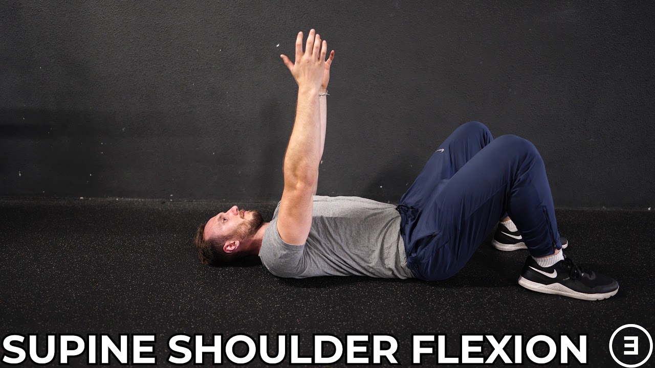 Supine Shoulder Flexion - YouTube