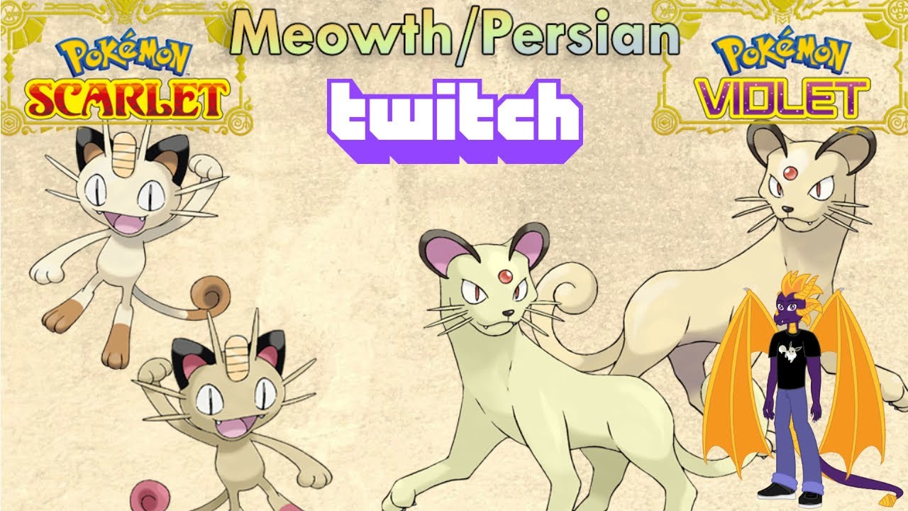 Random Shiny Meowth Pokémon Scarlet and Violet - YouTube