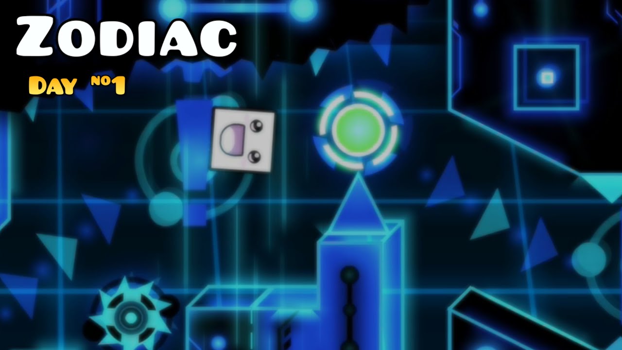 2 runs on Zodiac...[[Geometry Dash - YouTube