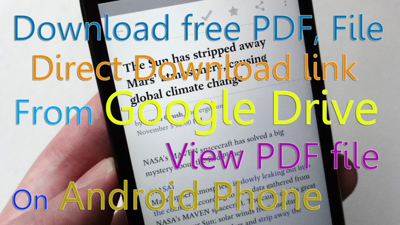 Download free PDF, File, Direct Download From Google Drive & view PDF ...