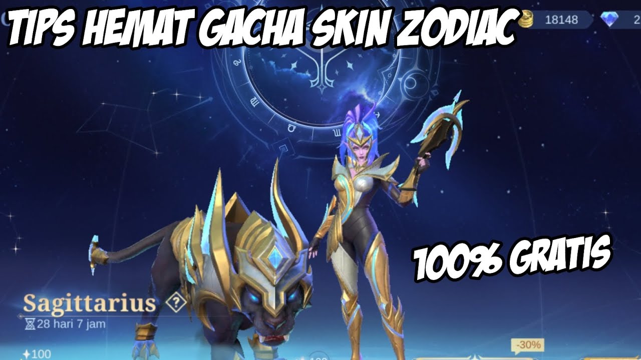 100% GRATIS TIPS HEMAT GACHA SKIN ZODIAC IRITEL - YouTube