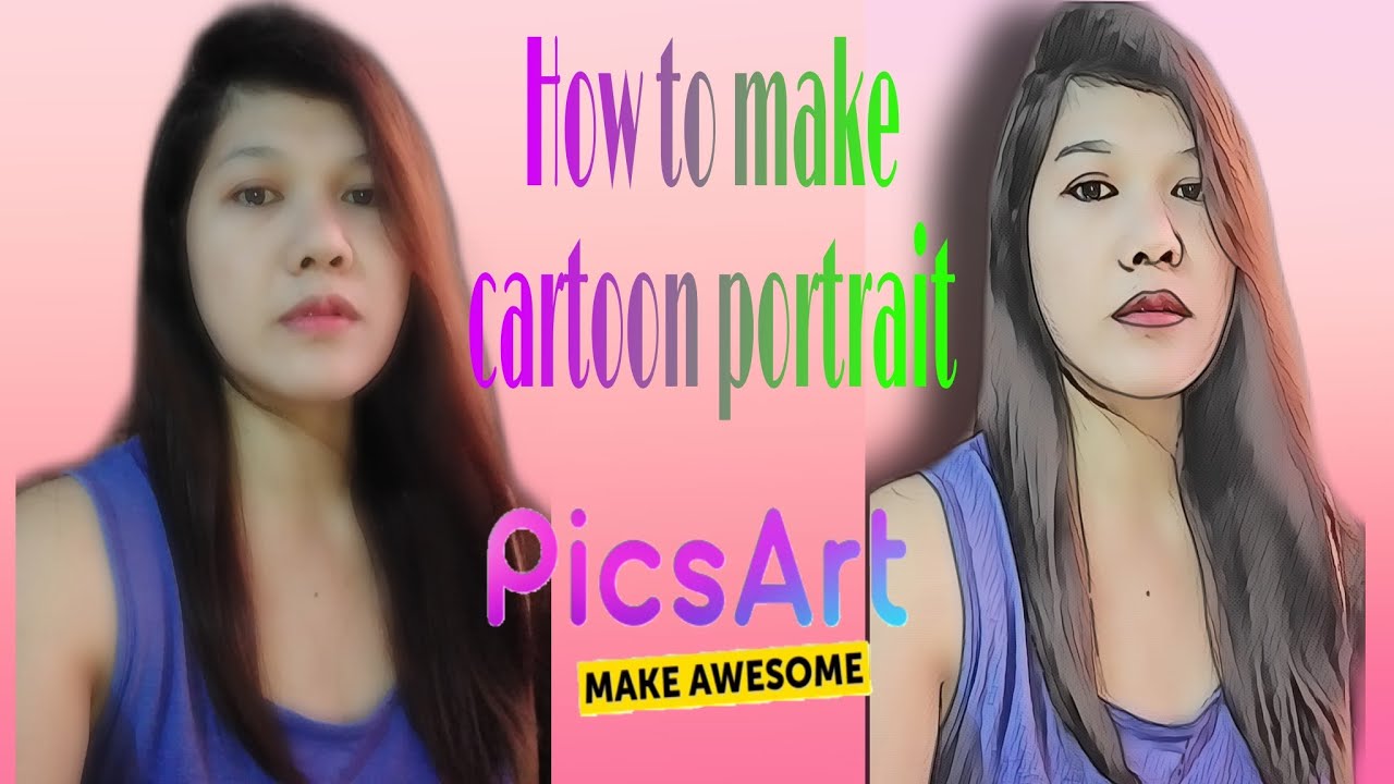 HOW TO MAKE CARTOON PORTRAIT USING PICSART VECTOR ART EmsTabz Channel how-to-make-cartoon-portrait-using-picsart-vector-art-emstabz-channel