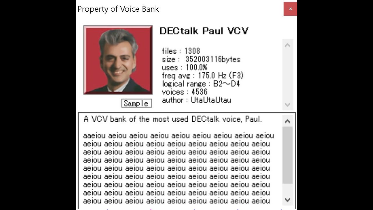 DECTalk Paul - Bacterial Contamination [UTAU Cover] - YouTube