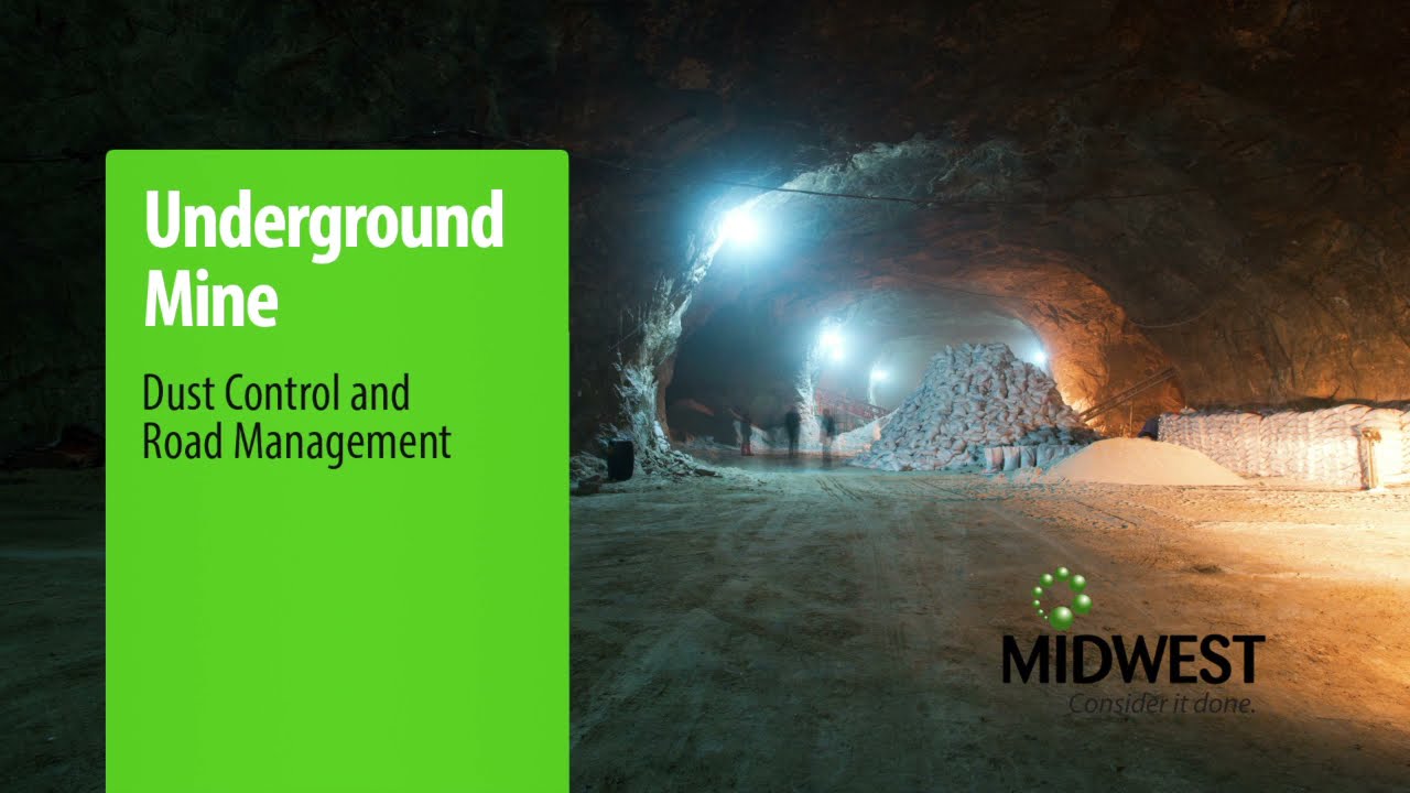 Underground Mine Dust Control and Road Maintenance - YouTube