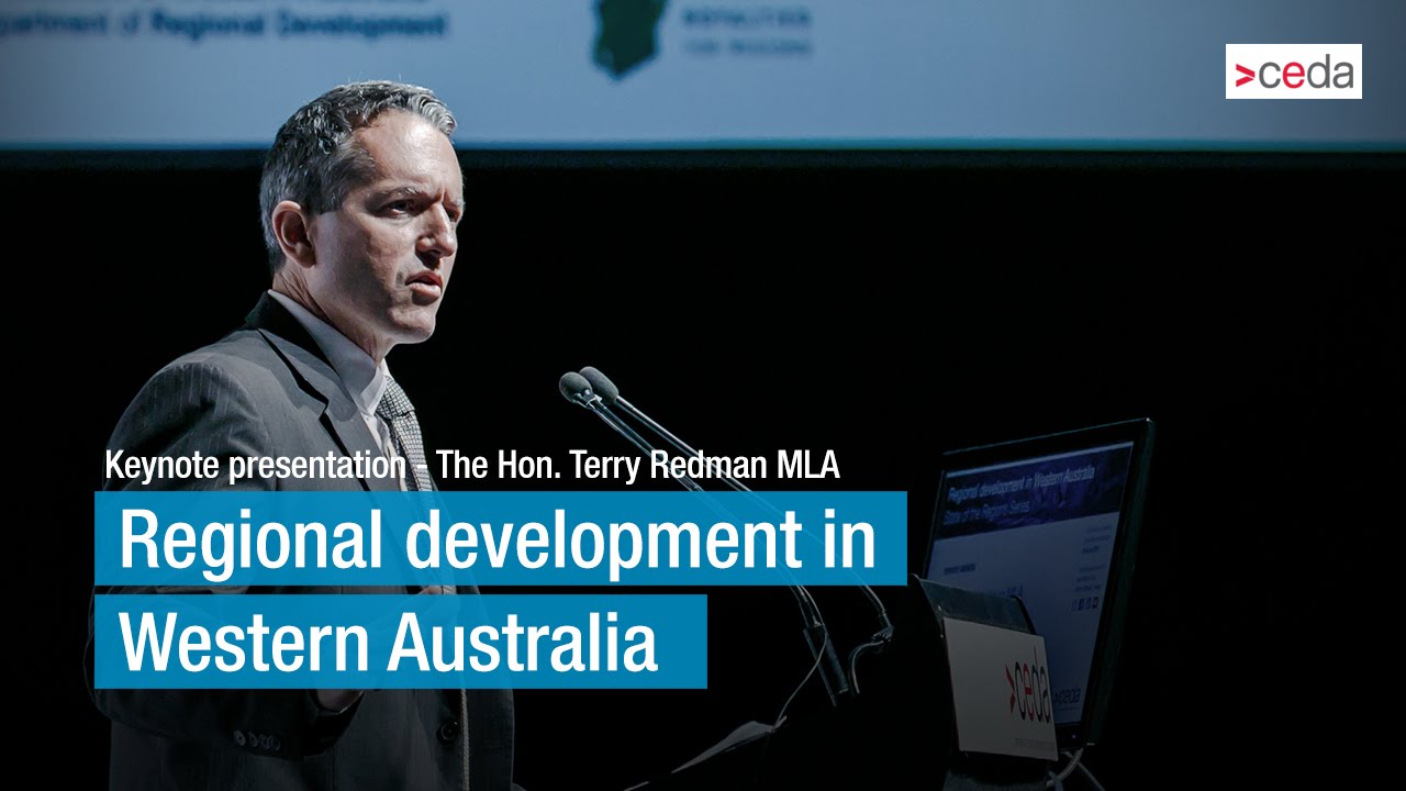 Regional development in Western Australia - The Hon. Terry Redman MLA ...