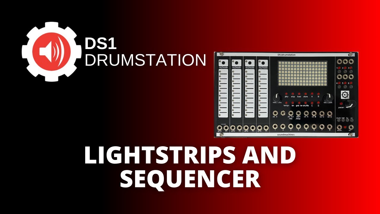 DS1 Lightstrips and sequencer - YouTube