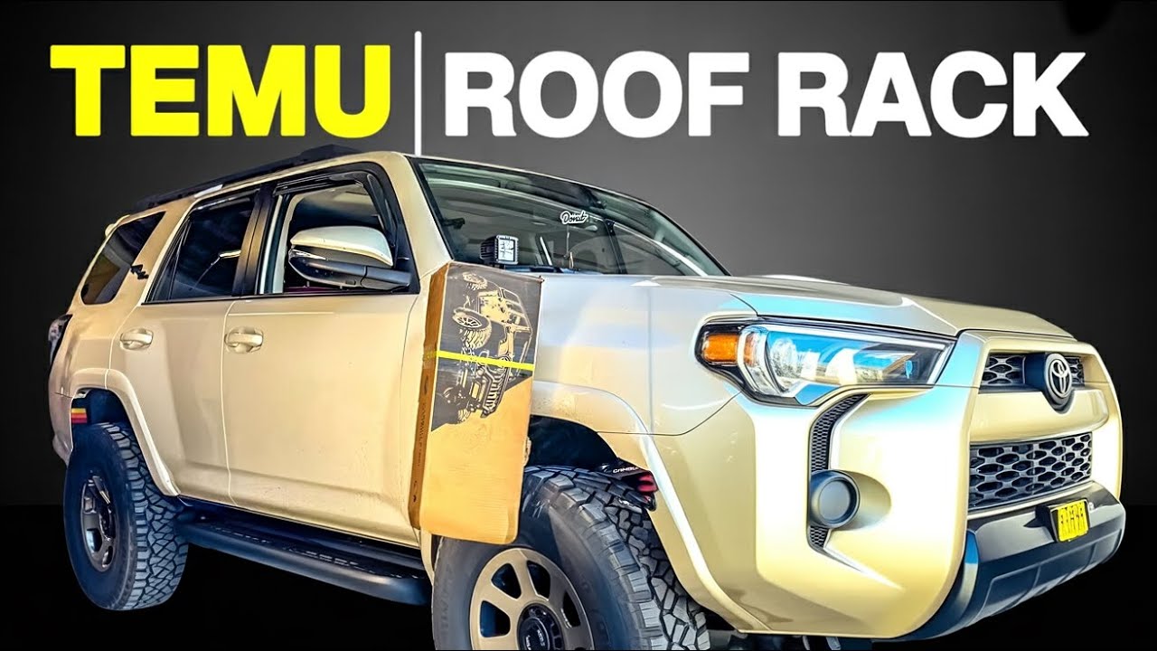 Cheap TEMU Roof Rack Install on My 2023 Toyota 4Runner (5th Gen) - YouTube