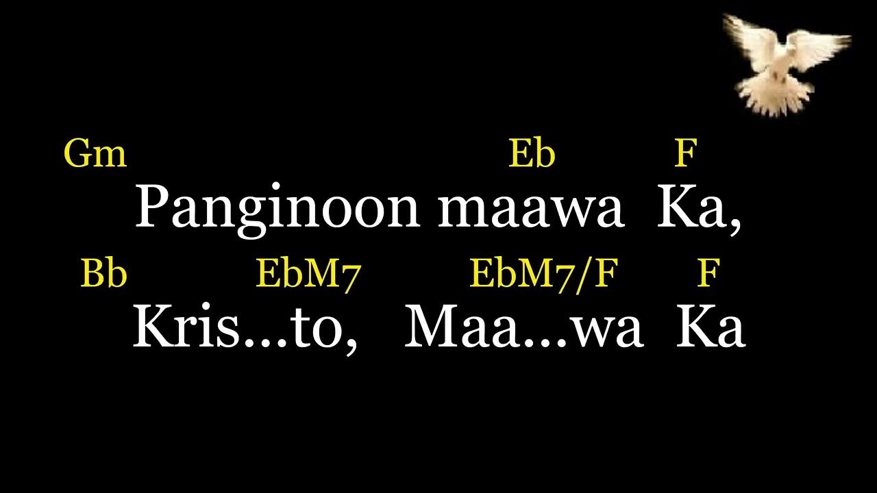 Panginoon maawa Ka - By; Ryan Cayabyab Instrumental with Lyrics and Chords - YouTube