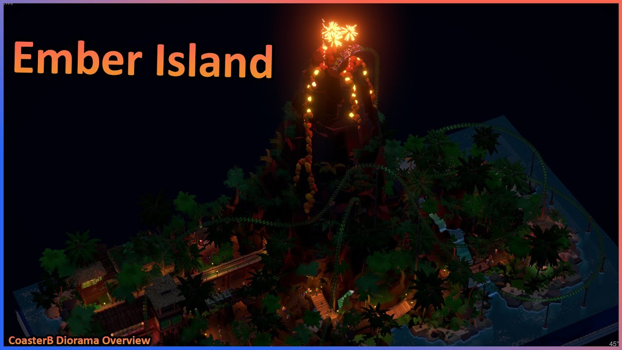 Ember Island (Build by Bebriis) // An Overview (Build in Parkitect ...