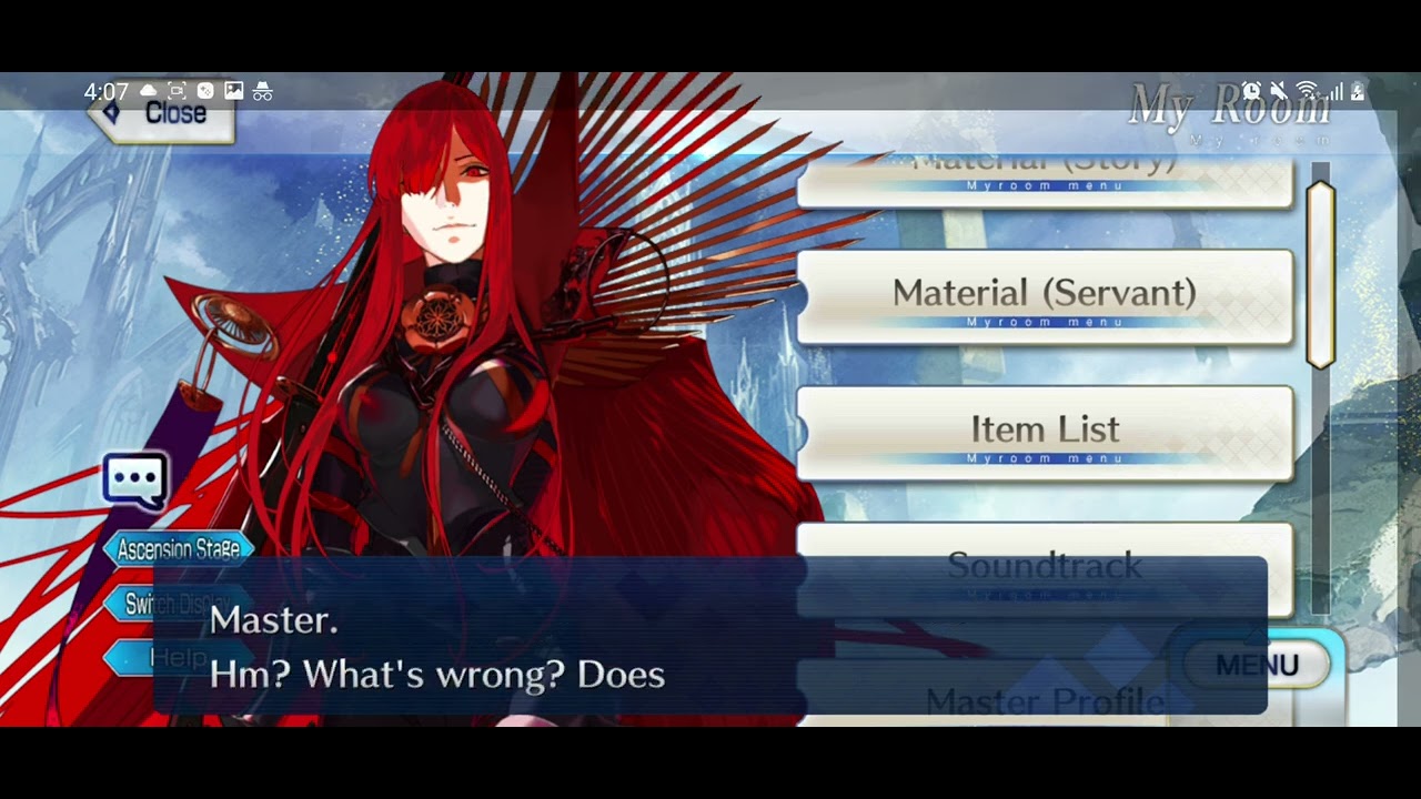 FGO NA My Room - Maou Nobu Room Lines - YouTube