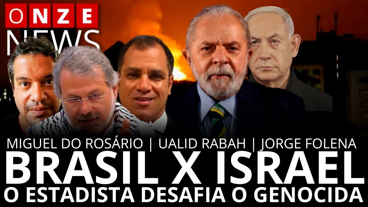 Onze News | Brasil X Israel, com Ualid Rabah, Miguel do Rosário e Jorge ...