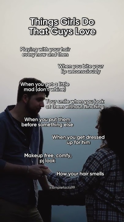 Things Girls Do That Guys Love Shorts Youtube
