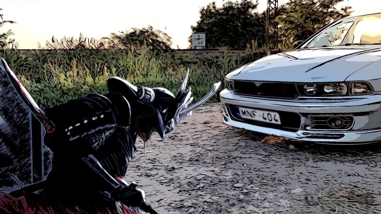 Mitsubishi Galant 6a13 I The gray Shogun - YouTube