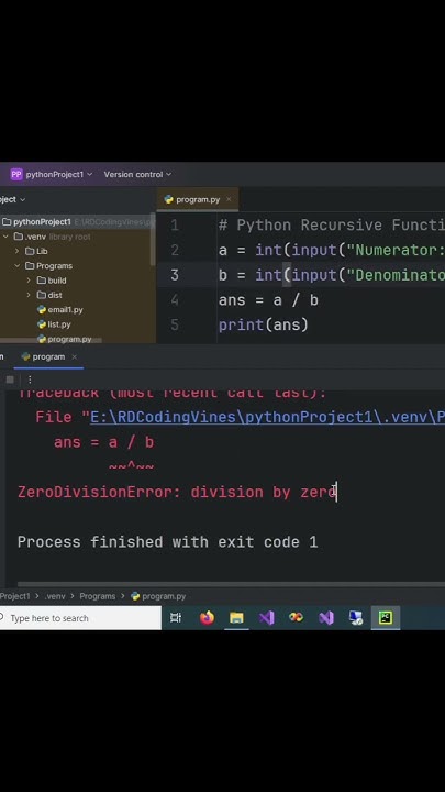 Python Exception Handling Coding Pythontutorial Pythonprogramming Python Youtube