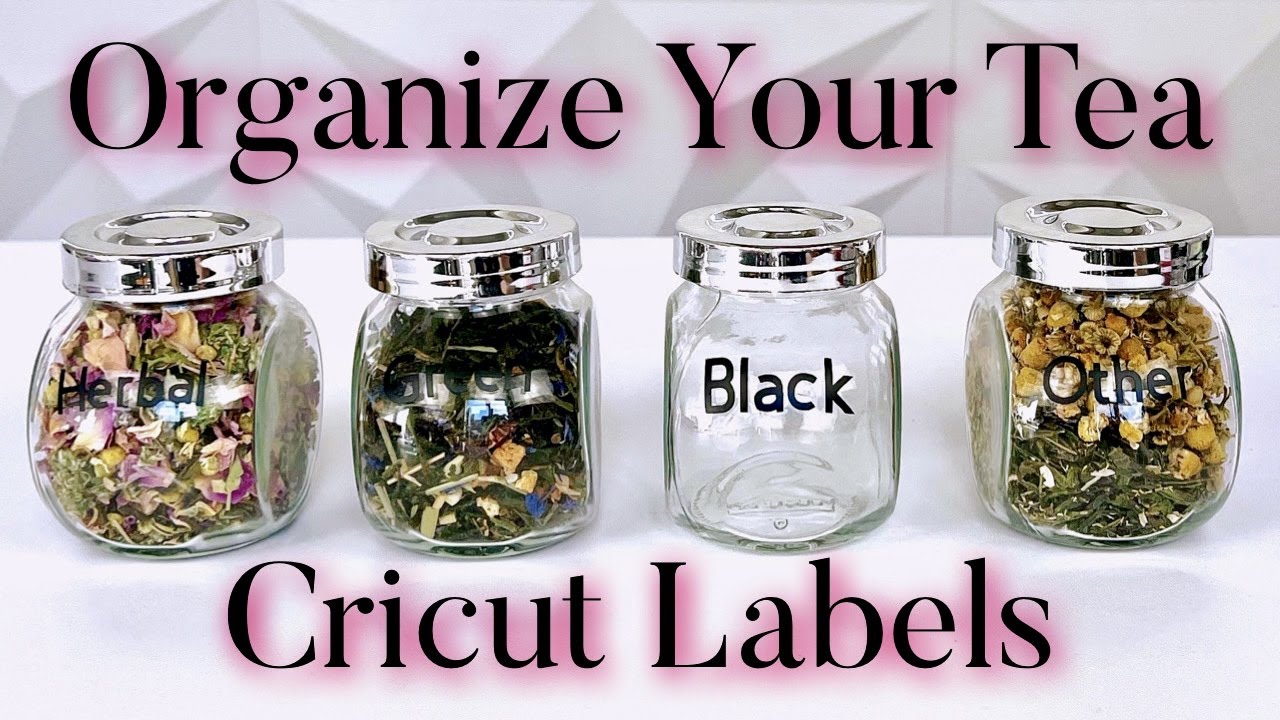 DIY Tea Jars with a Cricut Machine - YouTube