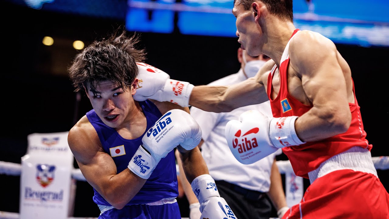 Serik Temirzhanov (KAZ) vs. Reito Tsutsumi (JAP) AIBA World Boxing ...
