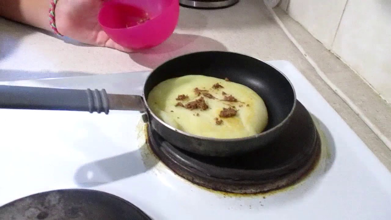 Kids Cooking Pancakes with Chocolate - YouTube