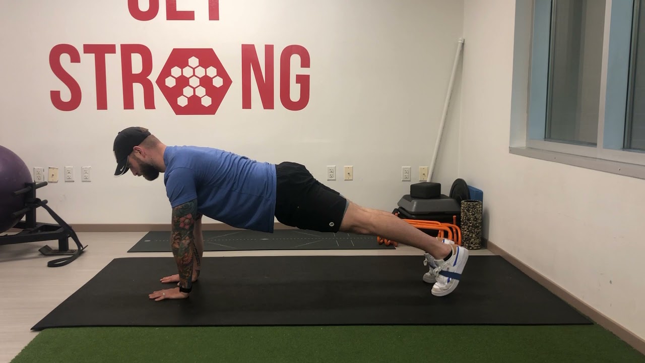 High Plank Hip Flexor Banded March / Psoas Hip Flexion March (2021 ...