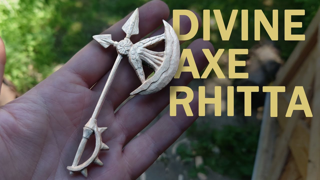 Carving a Mini Axe | Divine Axe Rhitta - YouTube