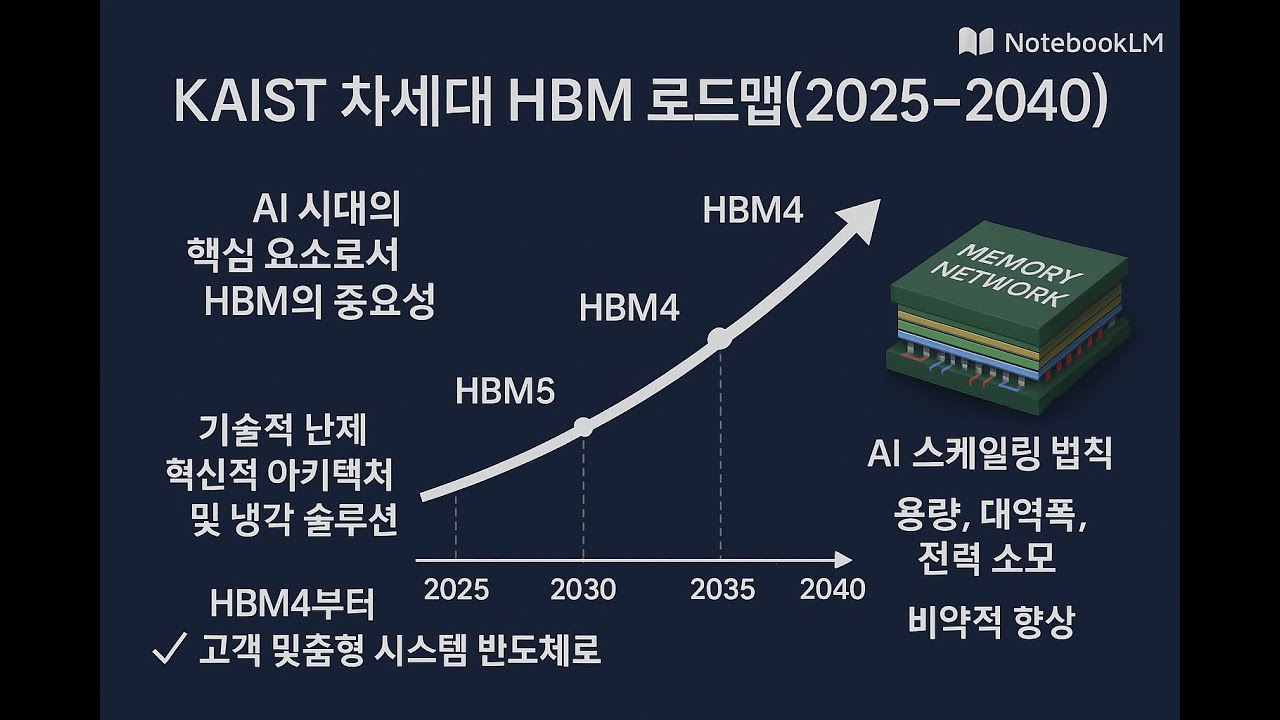 KAIST 차세대 HBM 로드맵(2025~2040) Session 1 Overview of HBM Roadmap(25.06.13) - YouTube
