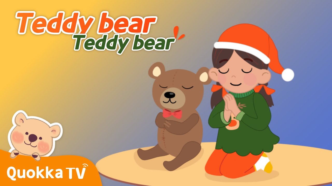 Teddy Bear, Teddy Bear | Nursery Rhyme Song for Children with Lyrics ...
