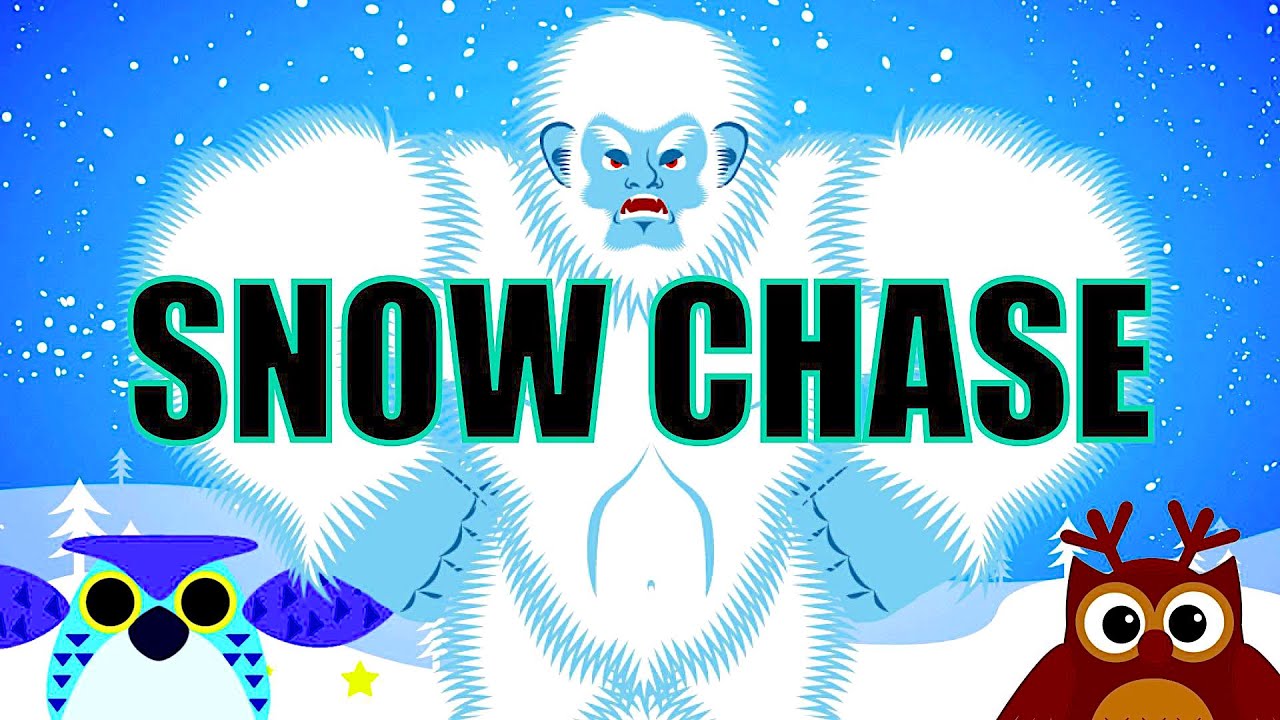 SNOW CHASE - Kids Brain Break Fitness Game - YouTube