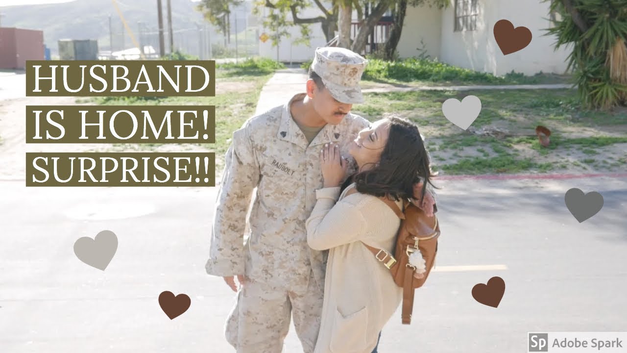 DEPLOYMENT OVER! (MILITARY HOMECOMING SURPRISE) *EMOTIONAL* - YouTube