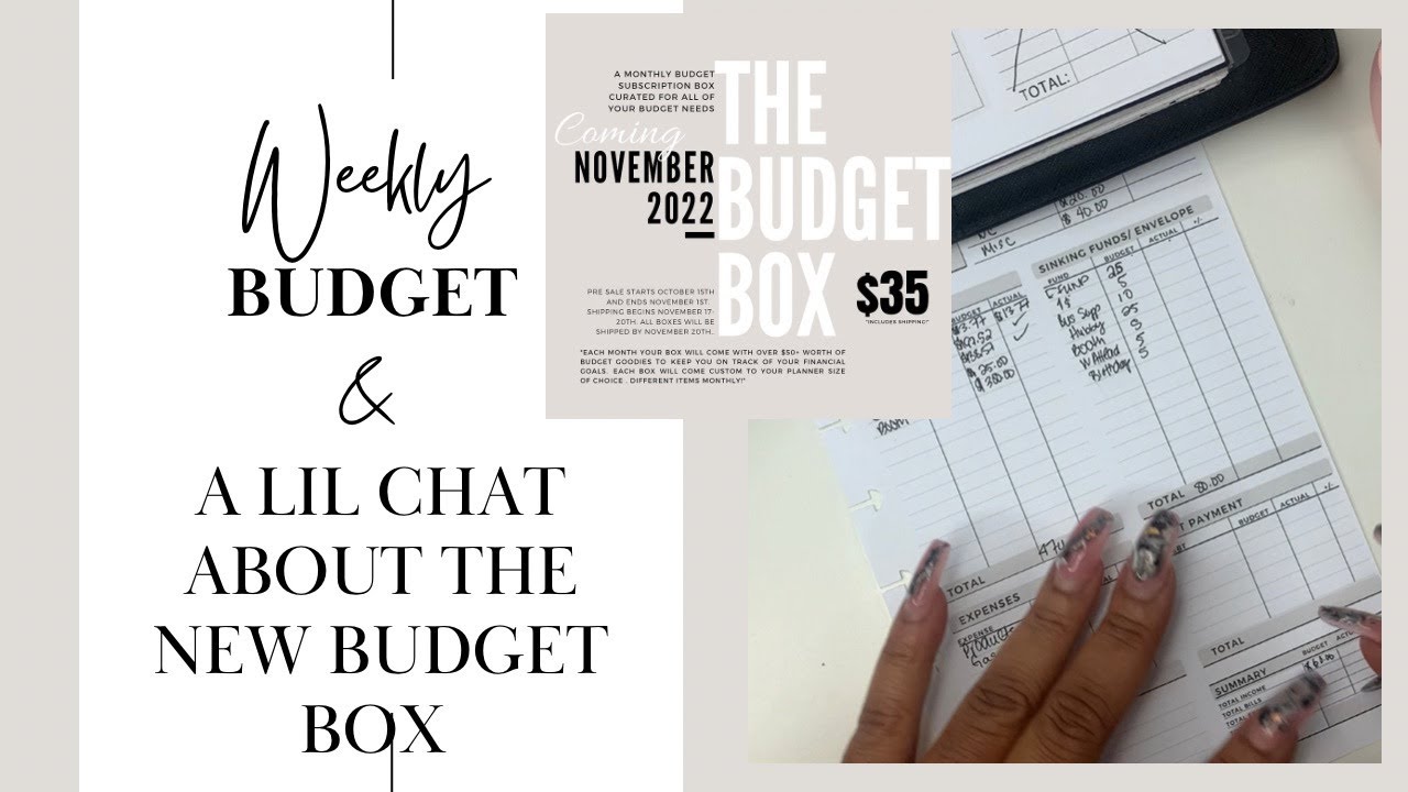 WEEKLY BUDGET | PAYCHECK TO PAYCHECK | LETS CHAT ABOUT THE NEW BUDGET ...