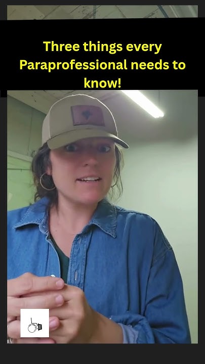 Top 3 things every Paraprofessional needs to know! - YouTube