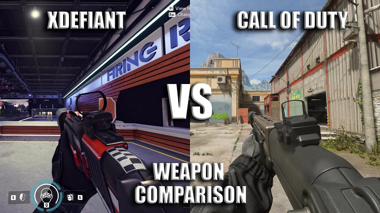 XDefiant VS Call of Duty Series : Weapon With Attachment Comparison 4K ...