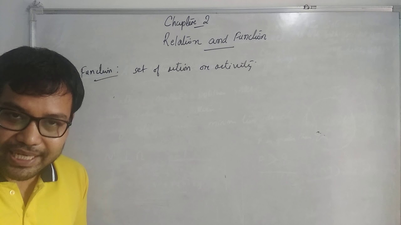 Relation And Function1chapter 2class 11 Maths Youtube 2206