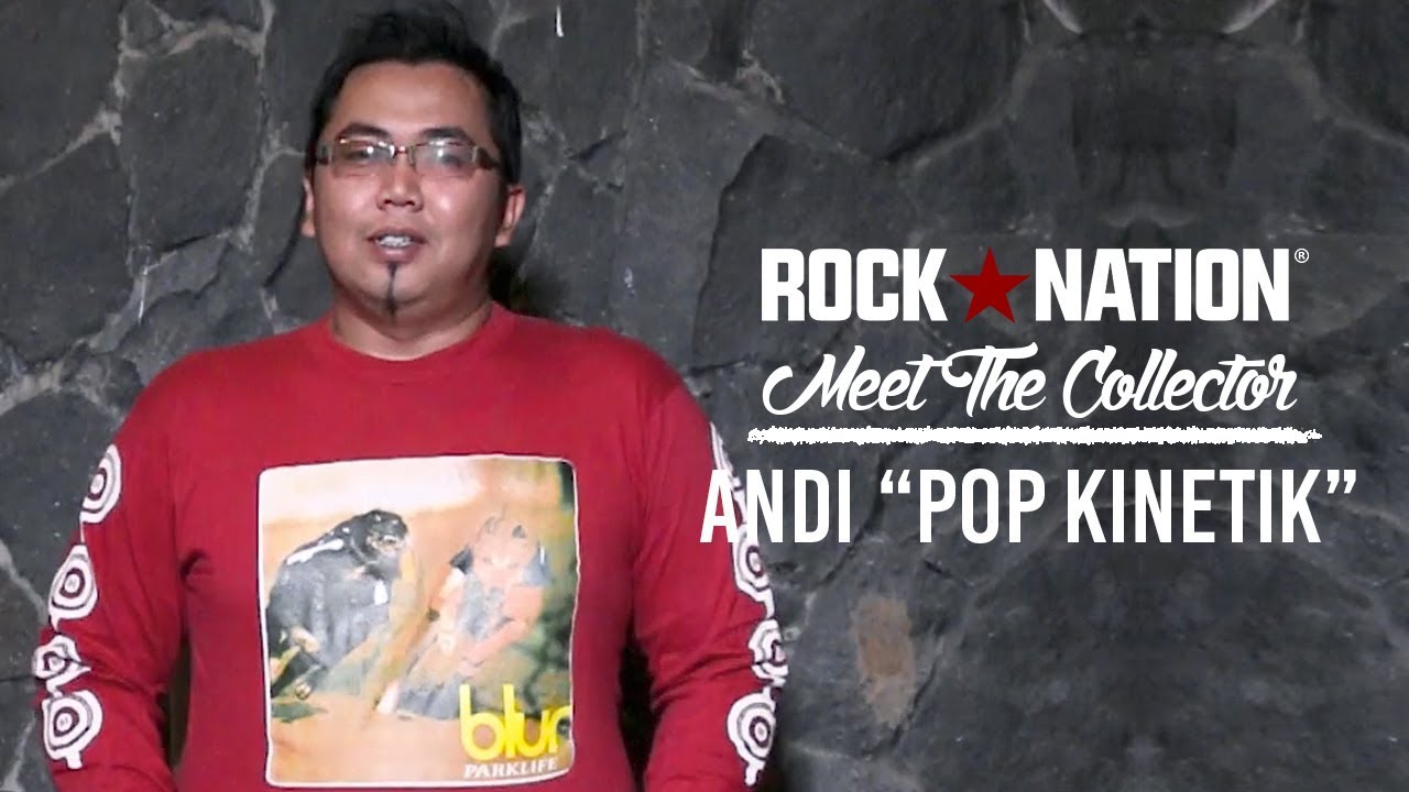 Rock Story: Andi "Pop Kinetik" (Koleksi Kaos Band) - YouTube