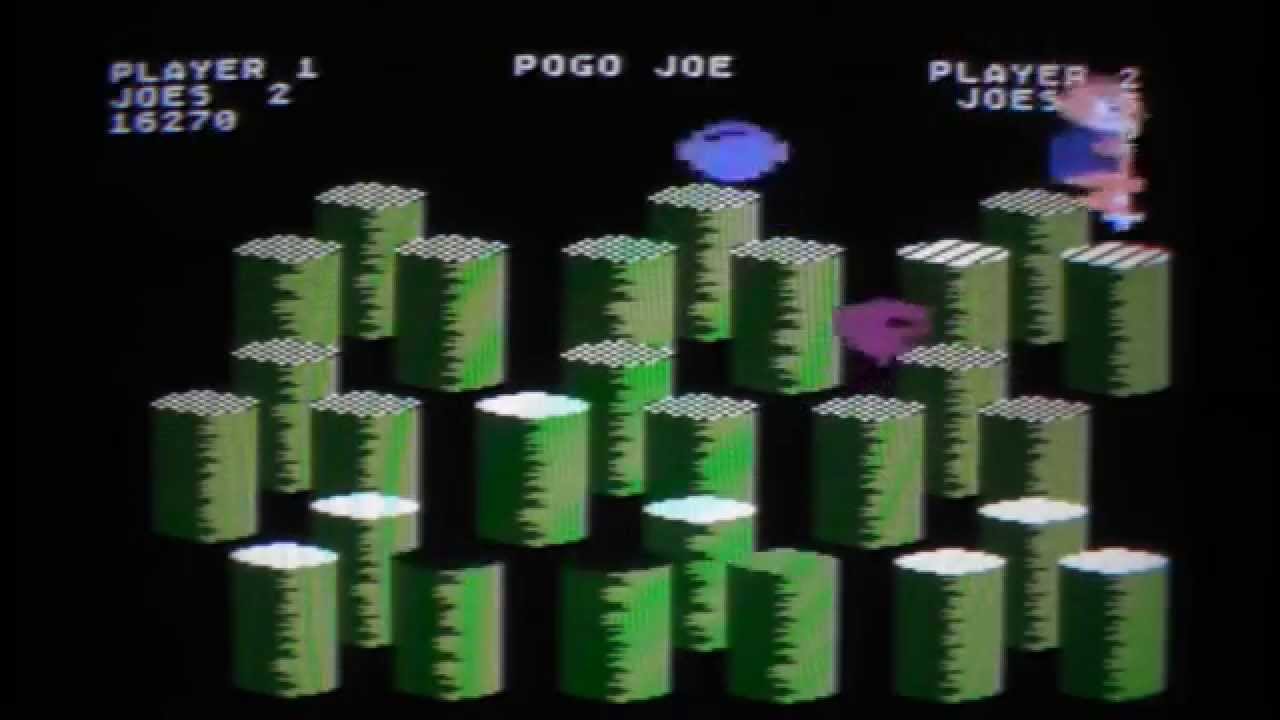 Let's Compare: Pogo Joe - C64 vs. Atari 800XL - YouTube