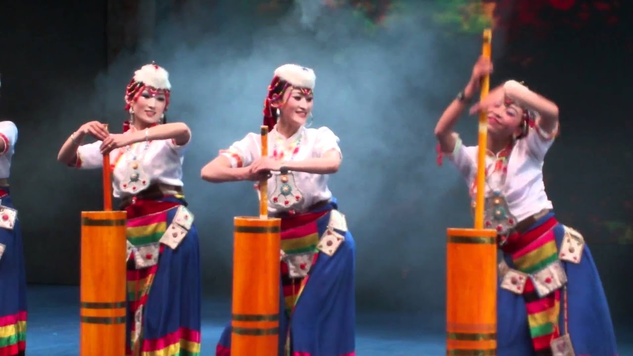Tibetan Butter Tea Dance - YouTube