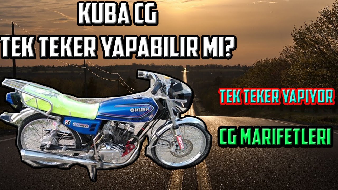 2000 TLLİK MOTOR İLE TEK TEKER YAPMAK! | Kuba Cg Tek Teker |Cg ...