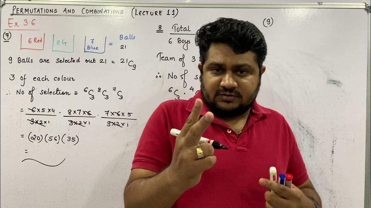 Permutations and combination Lecture 11 - YouTube