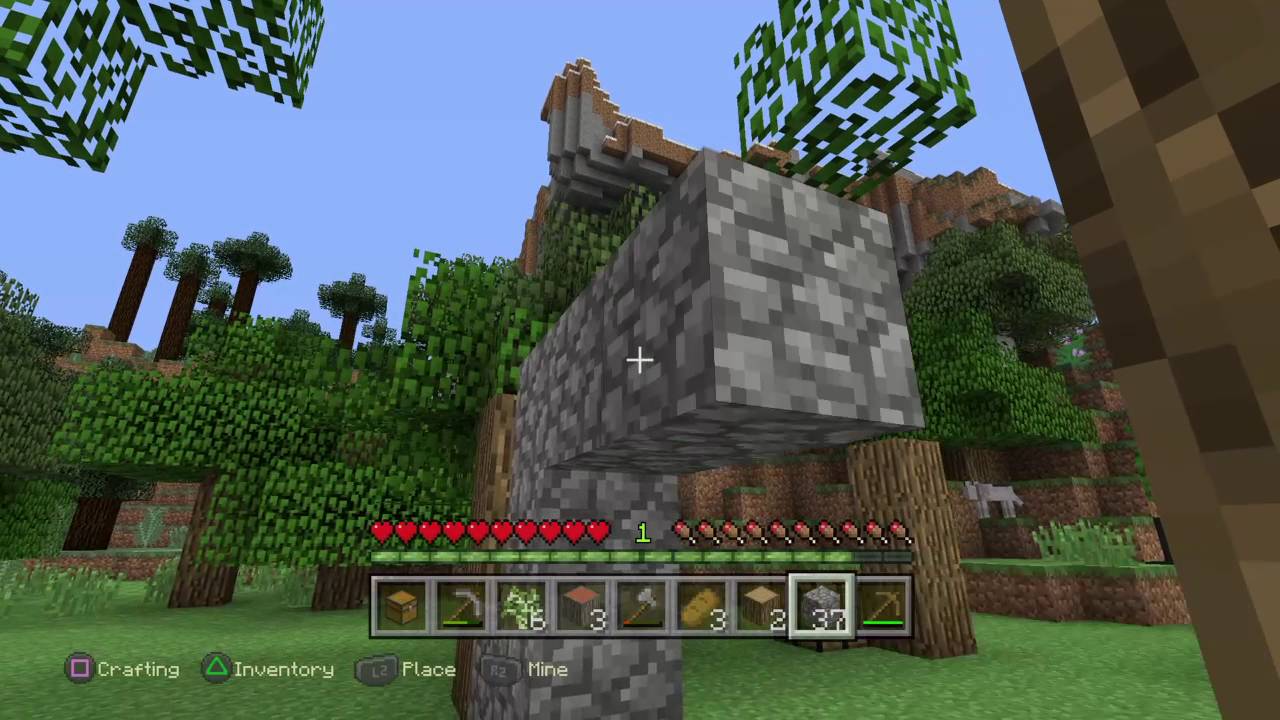 Minecraft Lets play episode 1 'Evil Dog' - YouTube