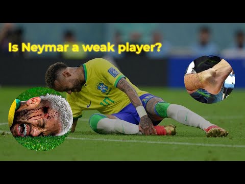 Why is a foul being committed against Neymar? | Football Brutal Foul  Neymar