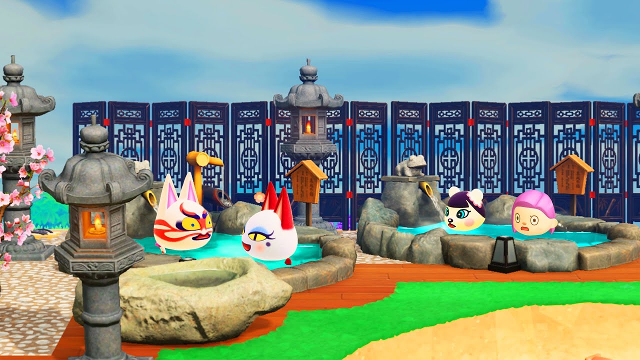 INAUGURATION du SPA pour L'ANNIVERSAIRE de OLIVIA ANIMAL CROSSING NEW ...