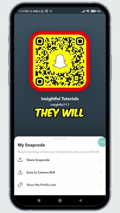 How To Find & Share Snapchat Profile QR Code (2024) | Get Snapchat Profile QR Code | Share ...