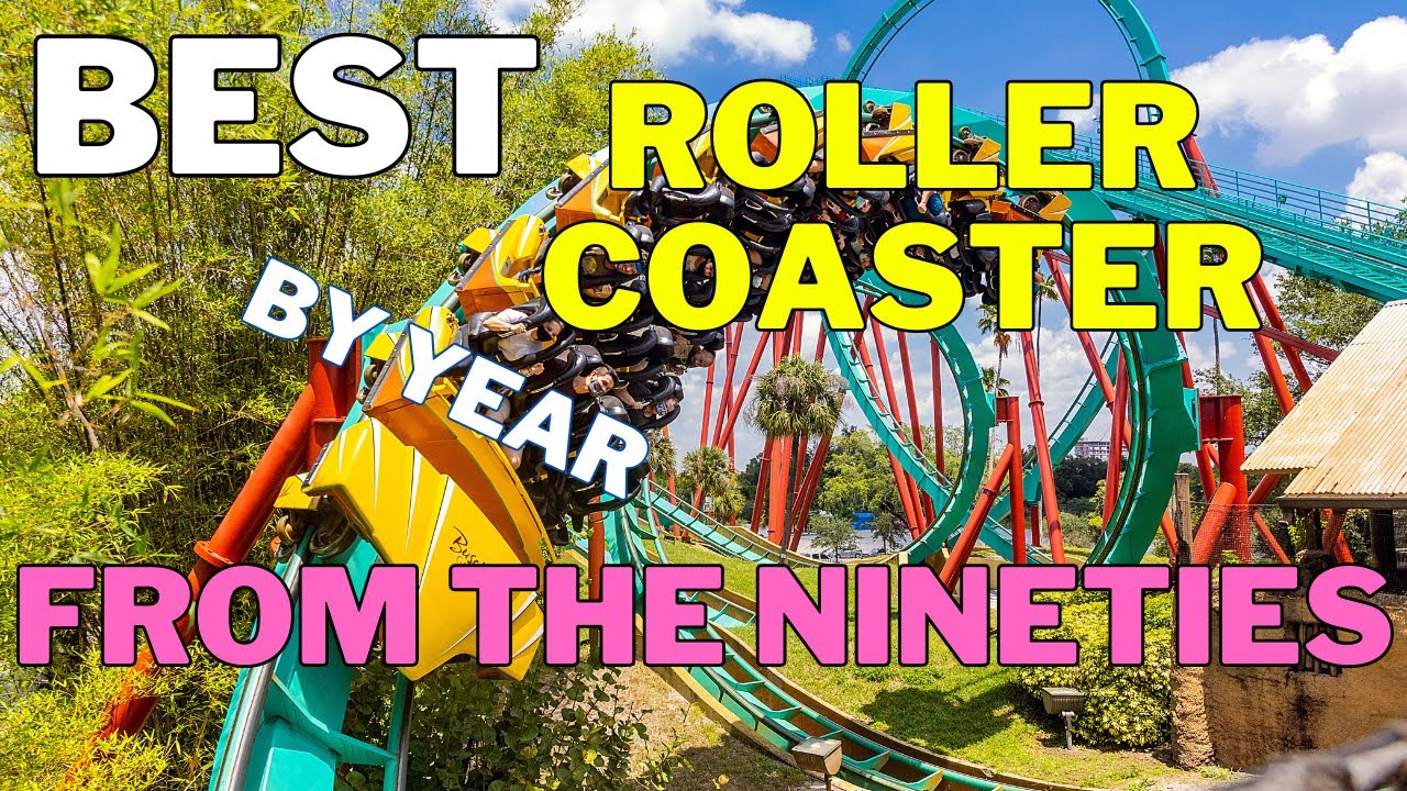 My Favorite Roller Coasters by Year from the Nineties - YouTube