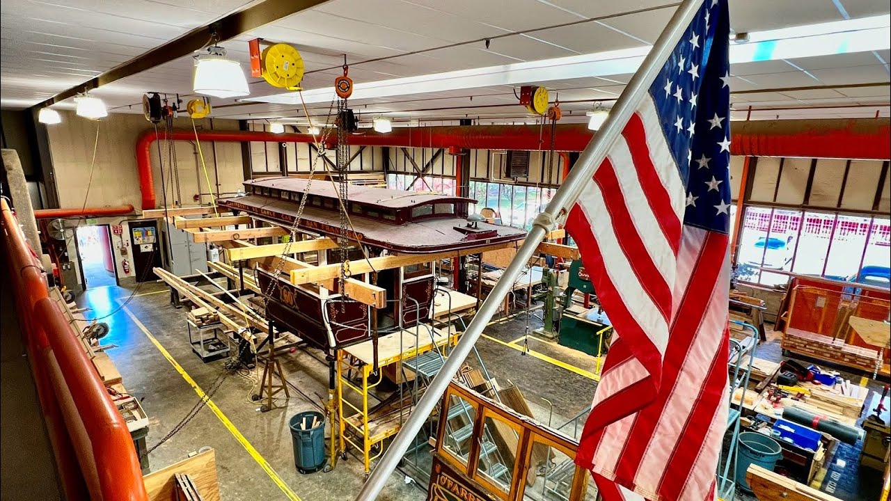 Muni - Cable Car Restoration Shop - YouTube