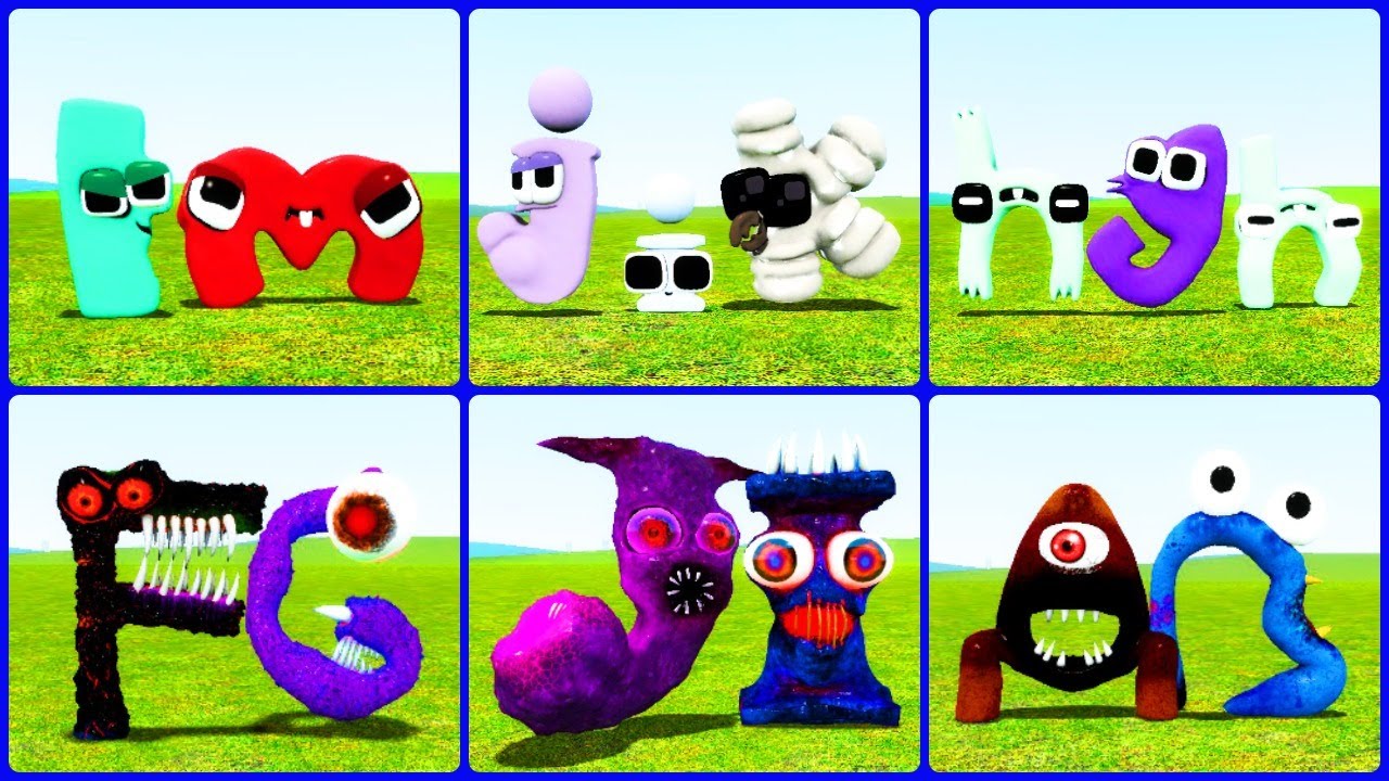 NIGHTMARE BABY ALPHABET LORE FAMILY VS NIGHTMARE ALPHABET! (Exciting ...