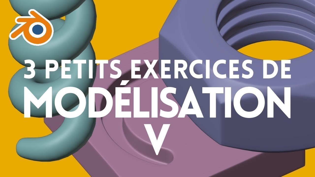 Blender : 3 Petits Exercices de Modélisation V - YouTube