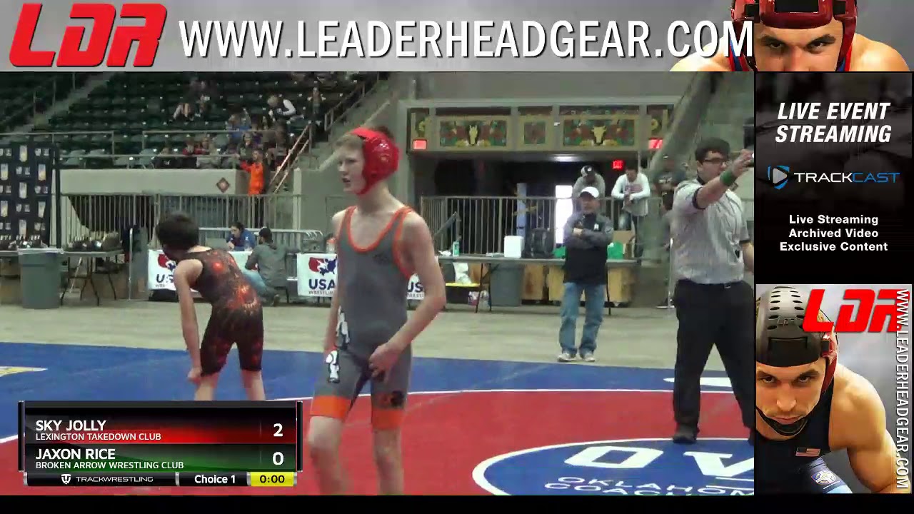 12U 82 Jaxon Rice Broken Arrow Wrestling Club Vs Sky Jolly Lexington ...