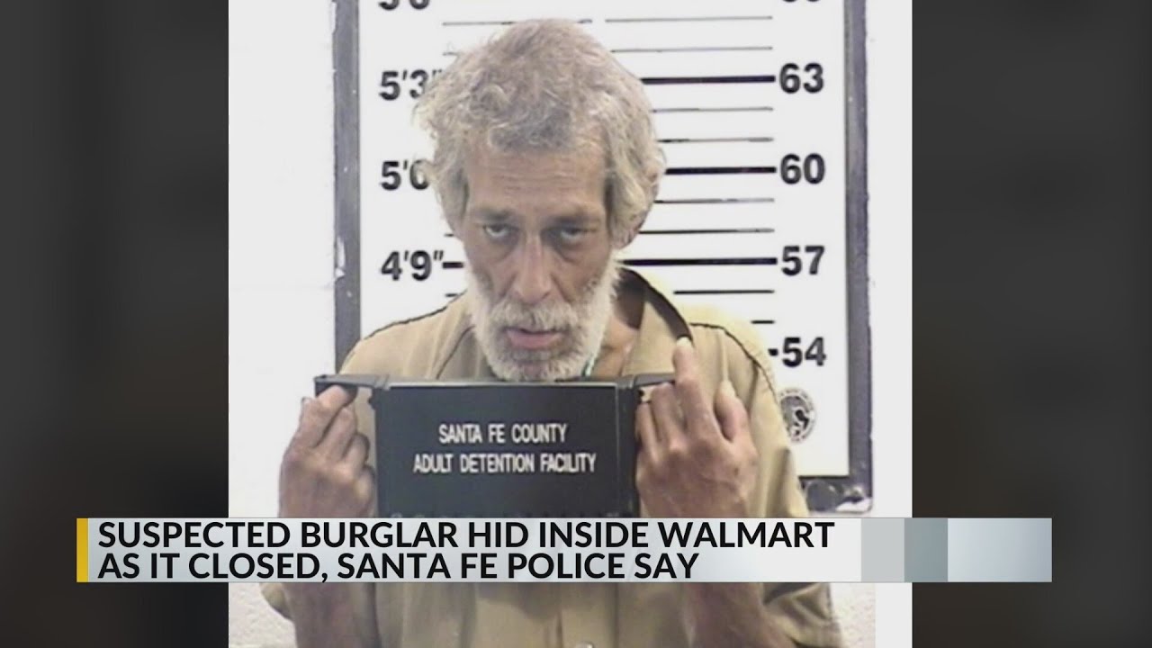Santa Fe man accused of spending the night at a Walmart, charged with ...