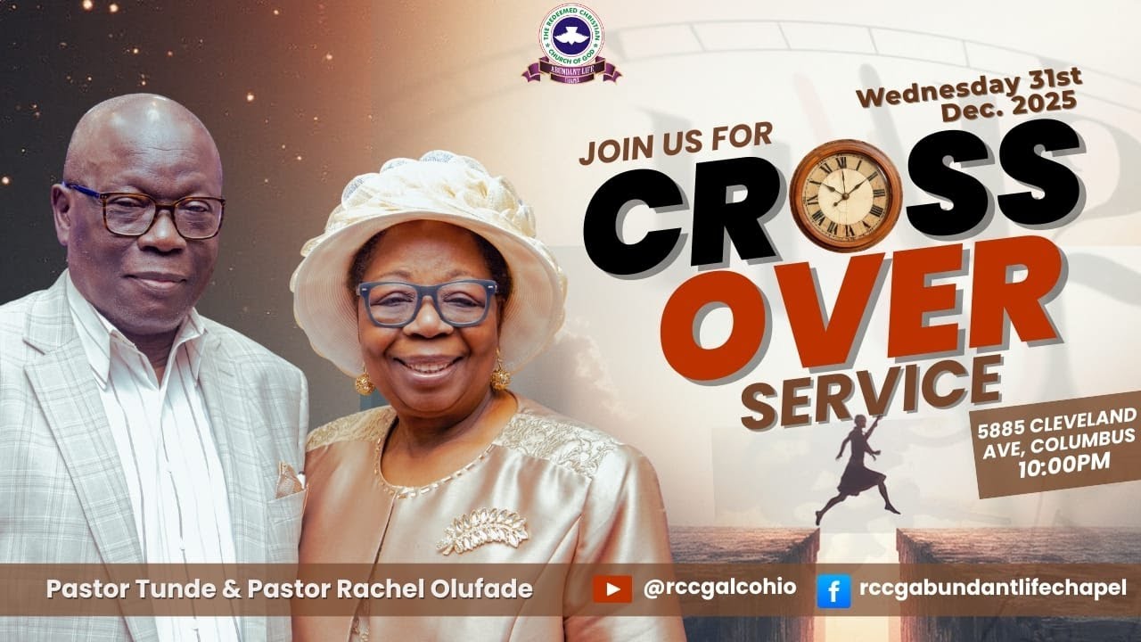 RCCG ALC || CROSSOVER SERVICE || DECEMBER 31ST, 2025 - YouTube
